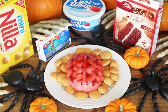 Red Velvet Brain Dip - kyleeskitchenblog.com